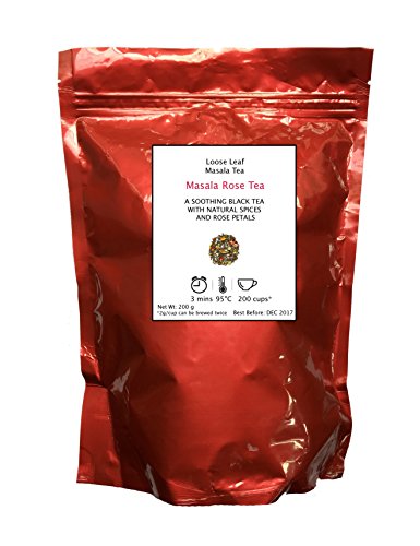 Rose Masala Tea Packet Front – Namhah